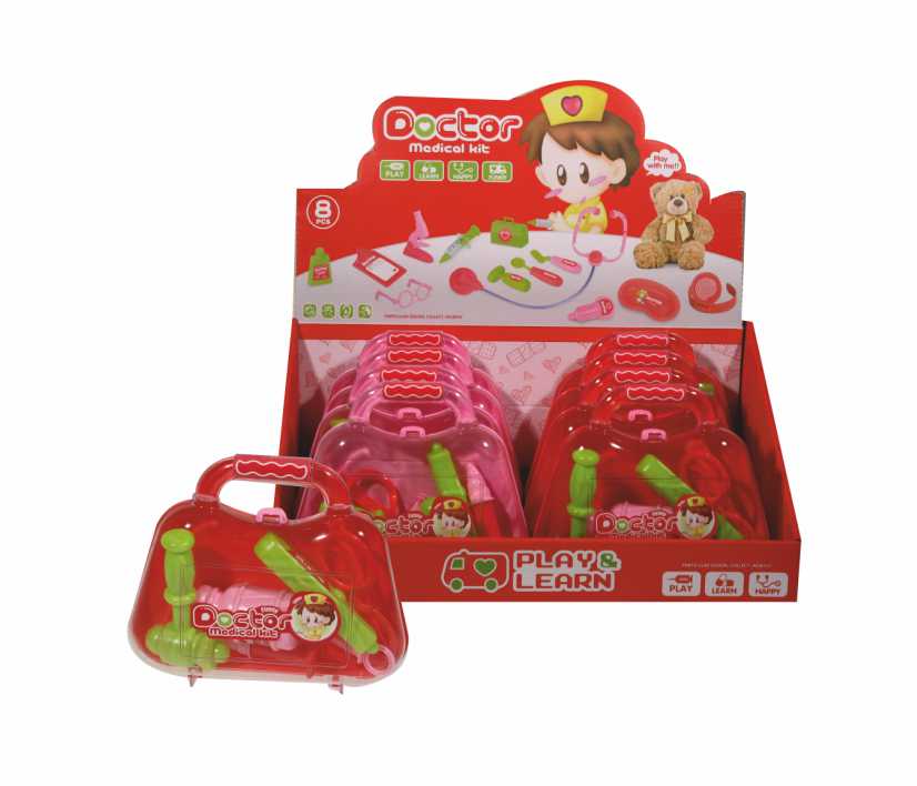 ΒΤ ΙΑΤΡΙΚΑ 048 ΕΡΓΑΛΕΙΑ ΒΑΛΙΤΣΑΚΙ 8ΤΜΧ DISPLAY 8Χ18CM | Zanna Toys
