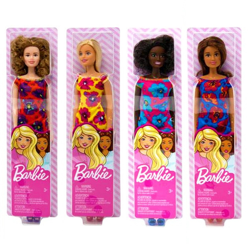 ΜΑΤ BARBIE GBK92 ΛΟΥΛΟΥΔΑΤΑ ΦΟΡΕΜΑΤΑ | Zanna Toys