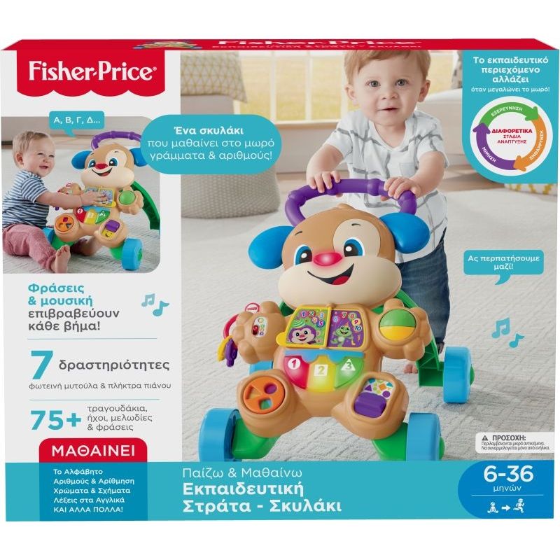 ΜΑΤ FISHER PRICE FTC66 ΕΚΠΑΙΔΕΥΤΙΚΗ ΣΤΡΑΤΑ ΣΚΥΛΑΚΙ SMART STAGES | Zanna ...