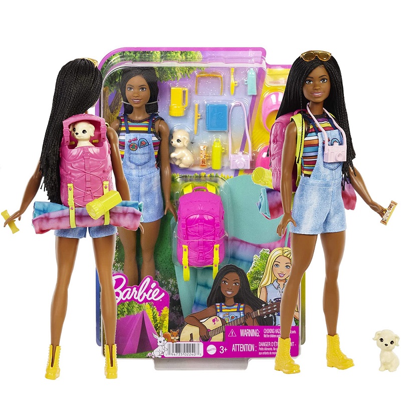 ΜΑΤ BARBIE HDF74 BROOKLIN CAMPING | Zanna Toys